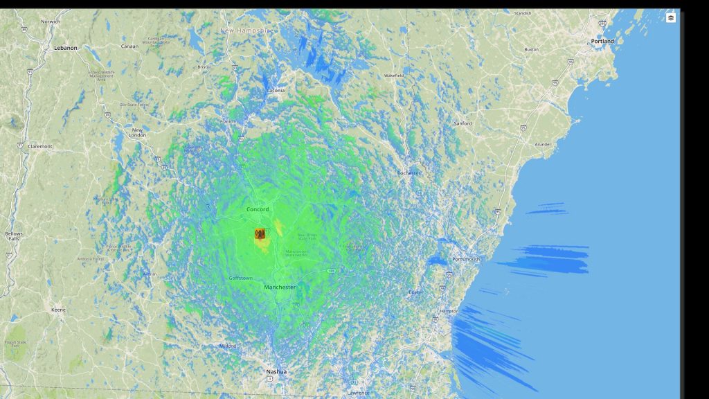 VHF Coverage Maps – NEDECN